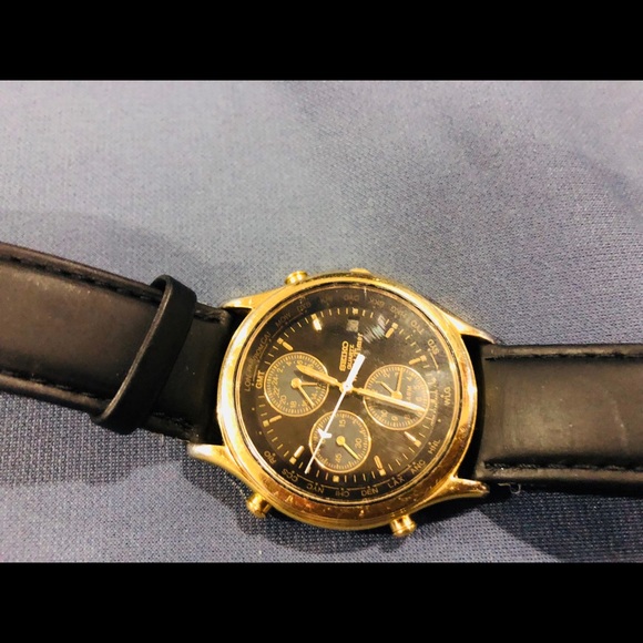 Seiko | Accessories | Seiko Quartz World Timer Watch | Poshmark